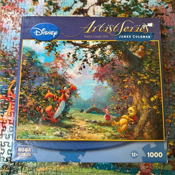 Mega Puzzles | Games | Mega Puzzles Disney Artist Series Winnie The ...
